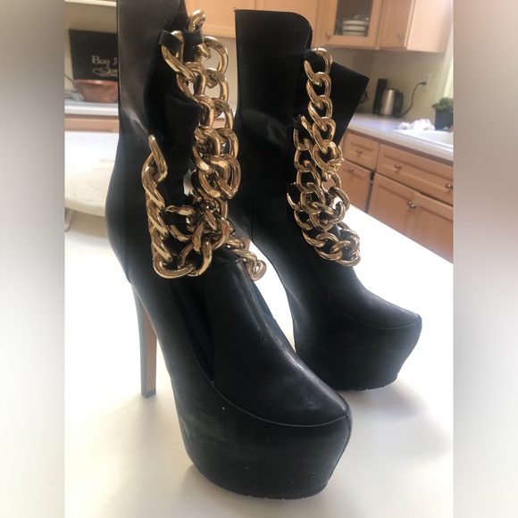 ZIGI girl | Shoes | New Zigi Girl Platform Black Leather Boots Sz 8 ...